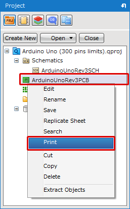 Quadcept - Printing Sheets